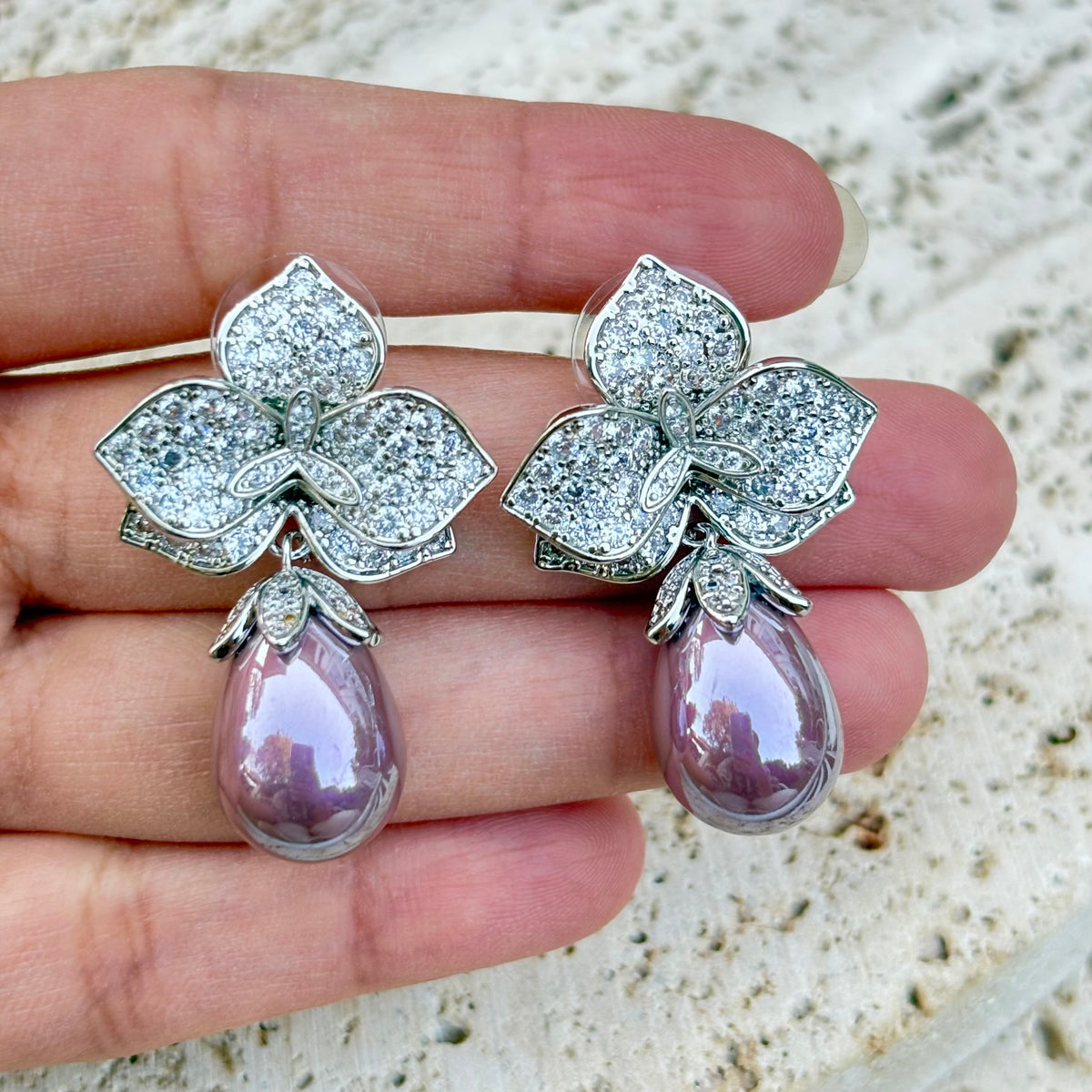 Lavender Earrings – Mono and Co.